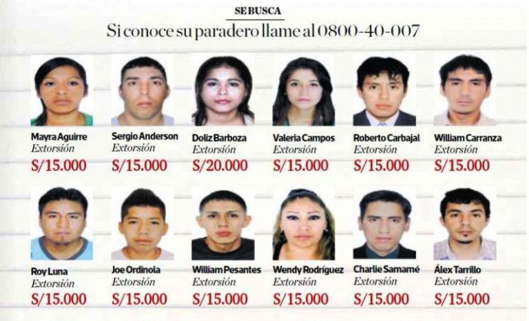 Peru’s rewards scheme nets arrests of most-wanted fugitives